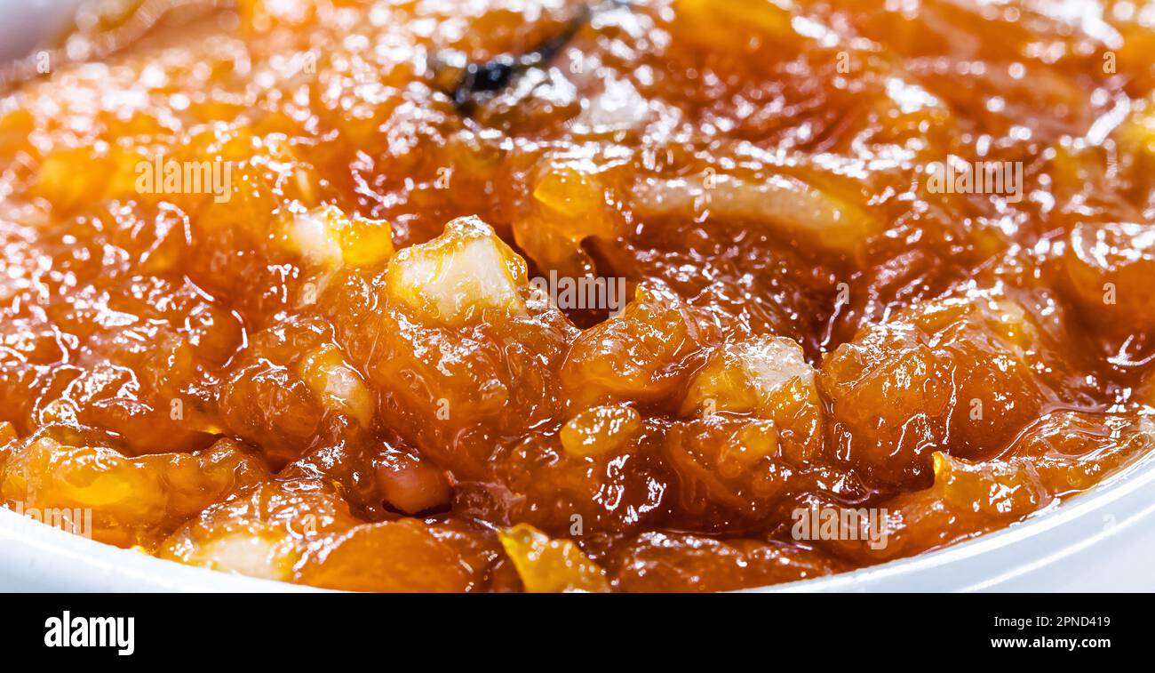 typical brazilian pumpkin jam, served at the June and July parties ...