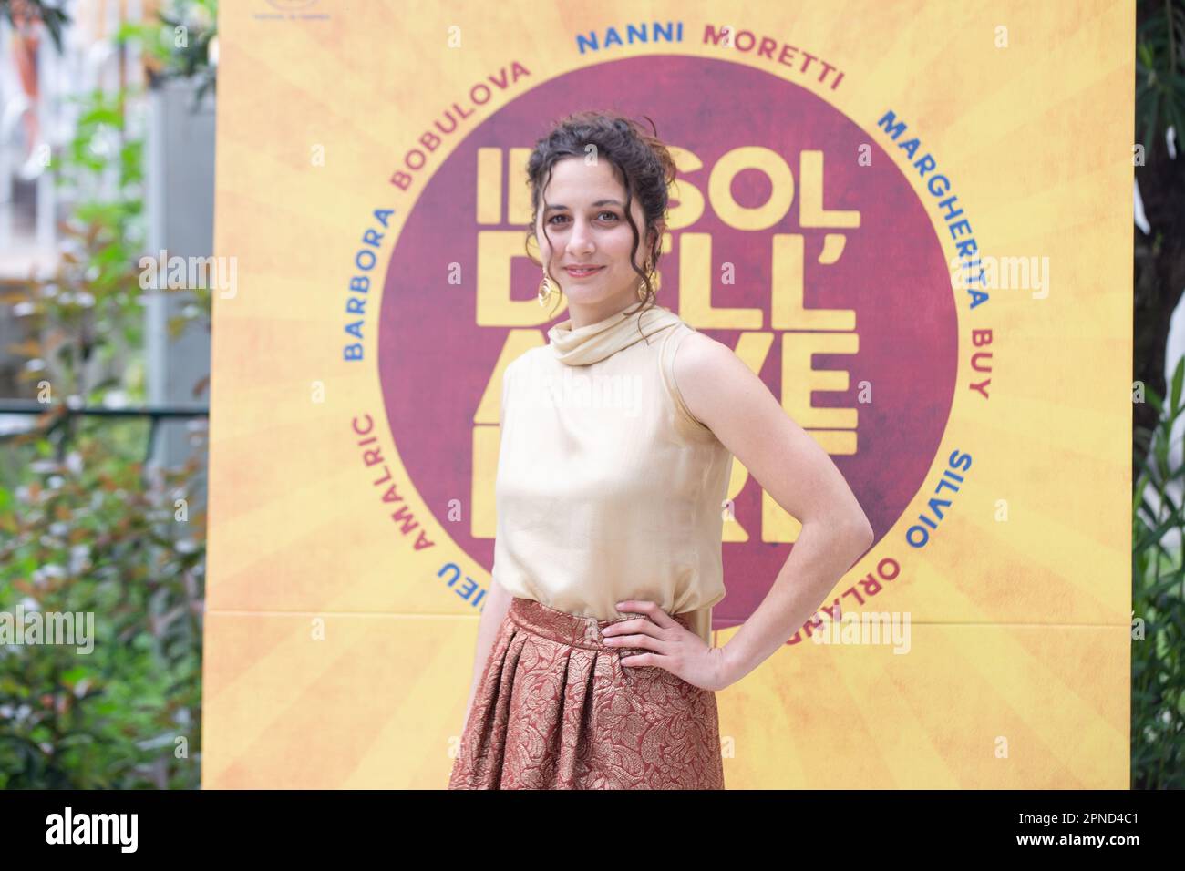 Roma, Italy. 18th Apr, 2023. Italian actress Blu Yoshimi attends the ...