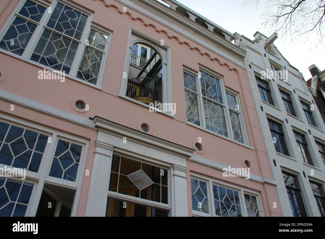 flat building (?) in amsterdam (the netherlands Stock Photo - Alamy