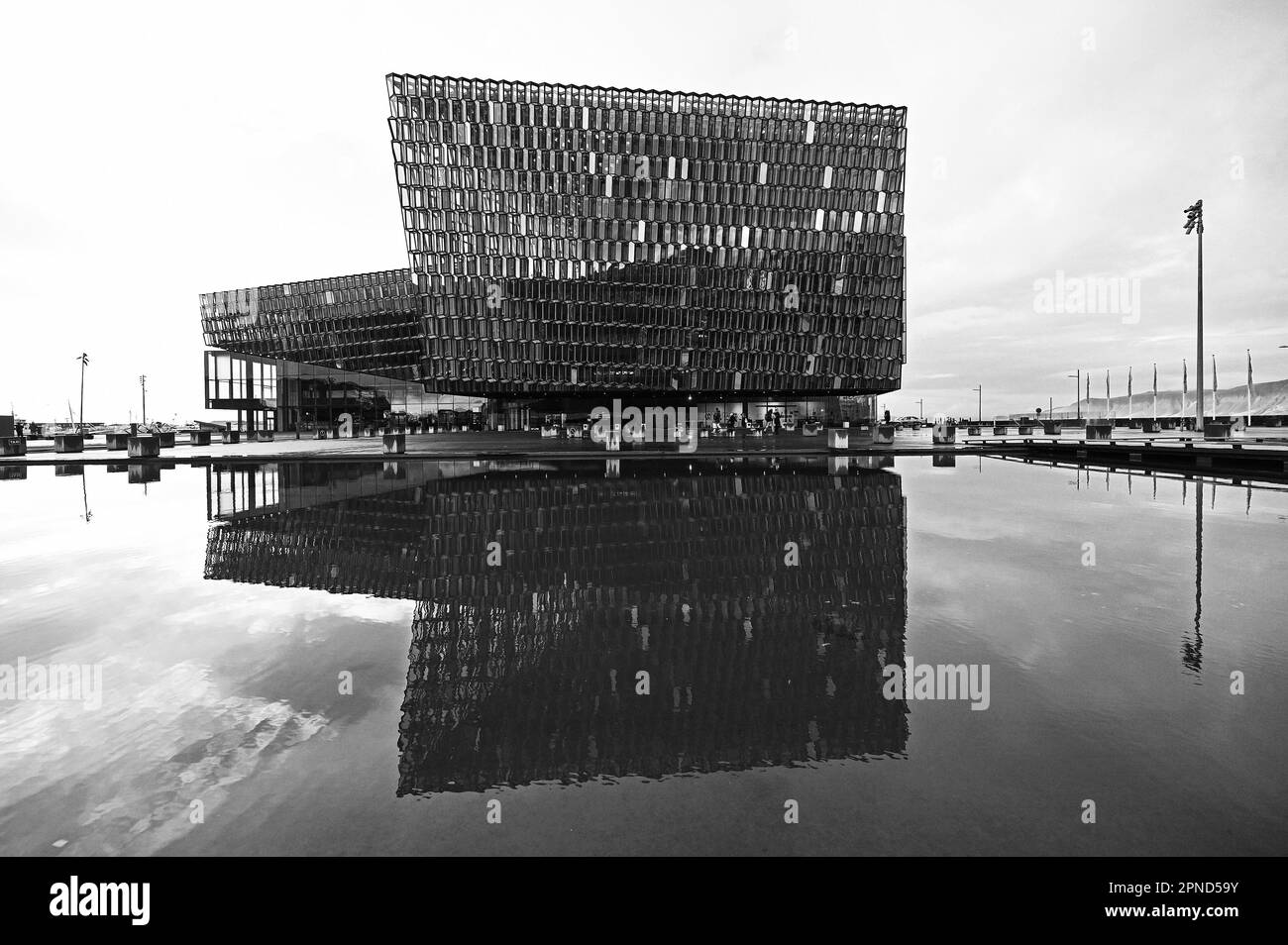 Concert hall harpa Black and White Stock Photos & Images - Alamy