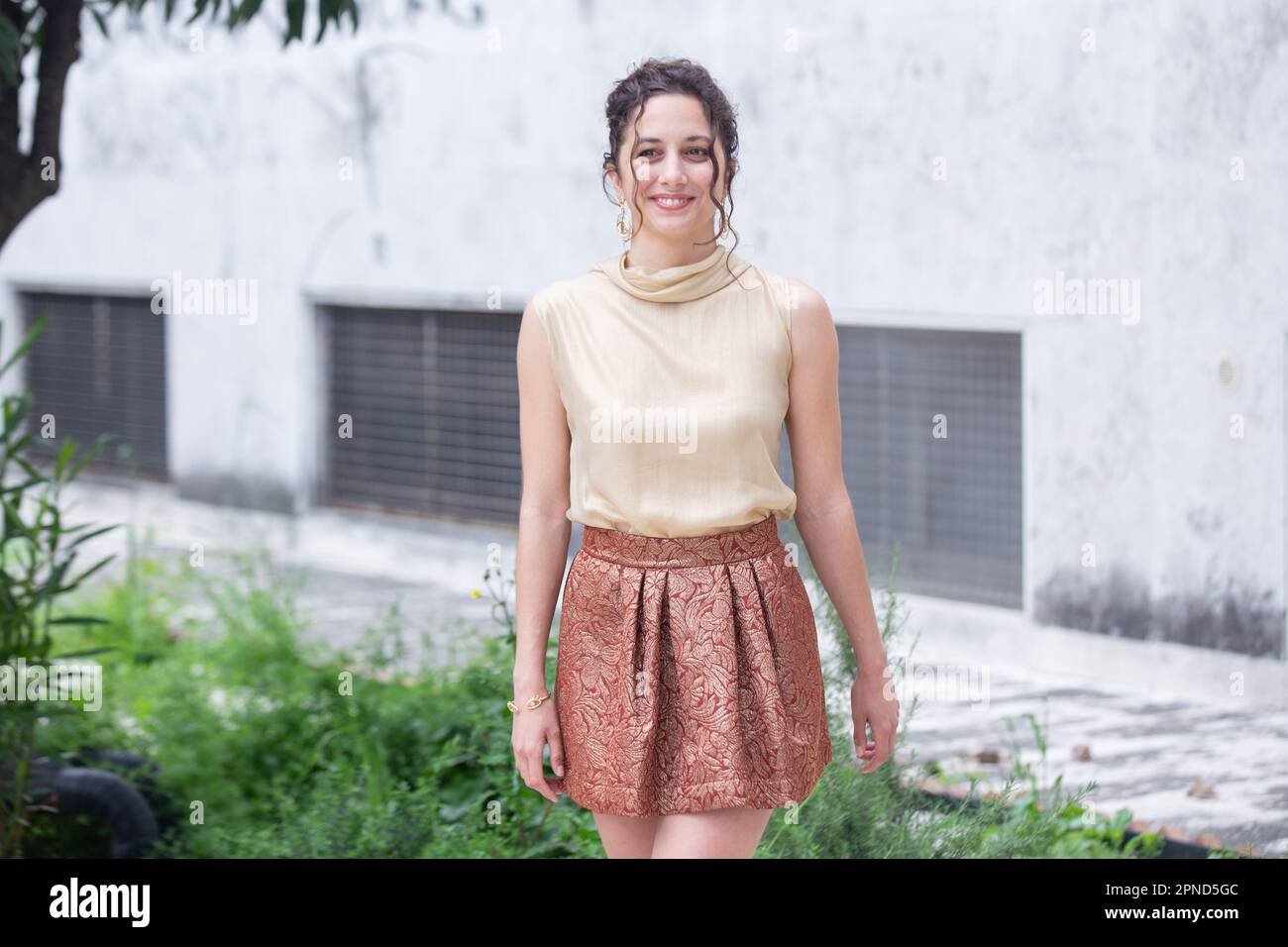 Italian actress Blu Yoshimi attends the photocall of the film 'Il Sol ...