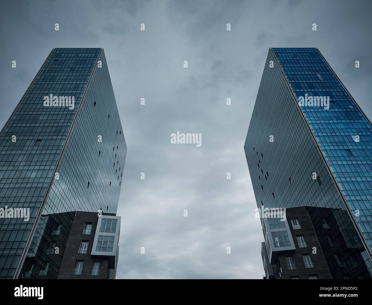 Towers to the sky Stock Photo - Alamy