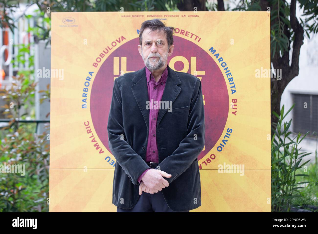 Italian director Nanni Moretti attends the photocall of the film 'Il ...