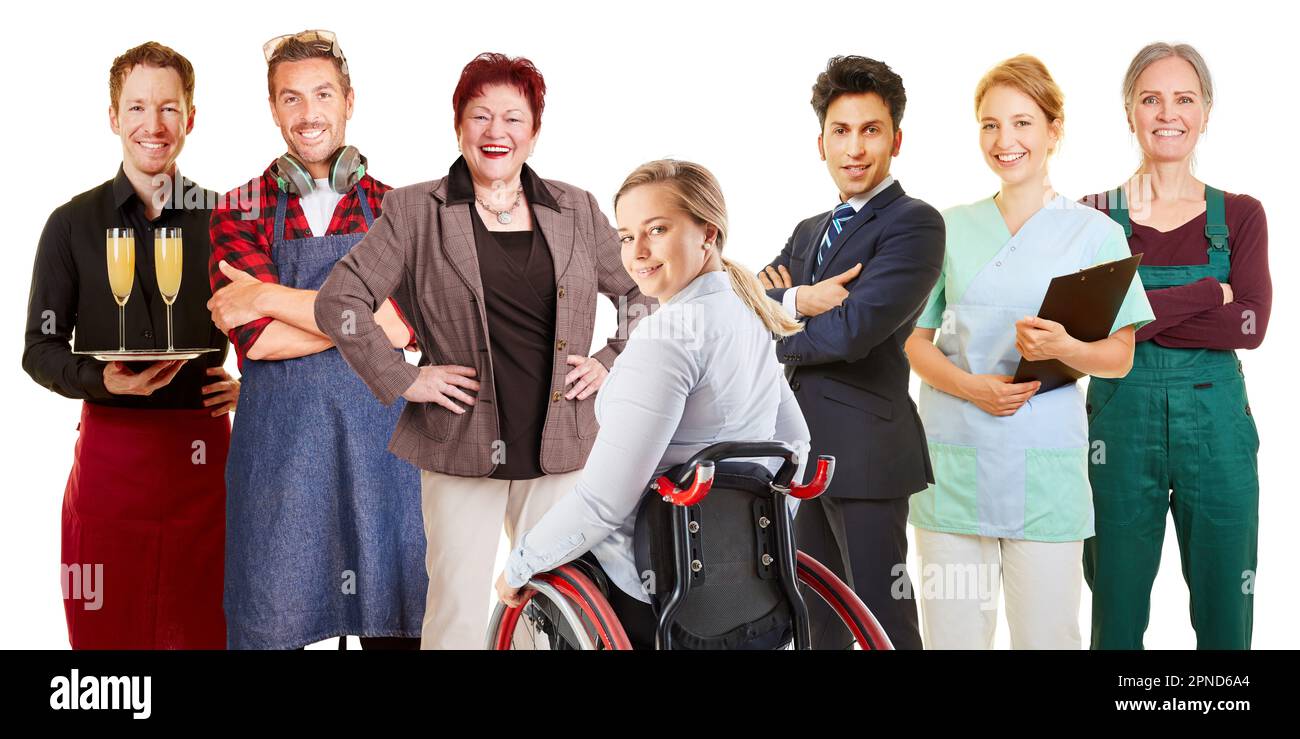 Employees from different professions as inclusion and human resources ...