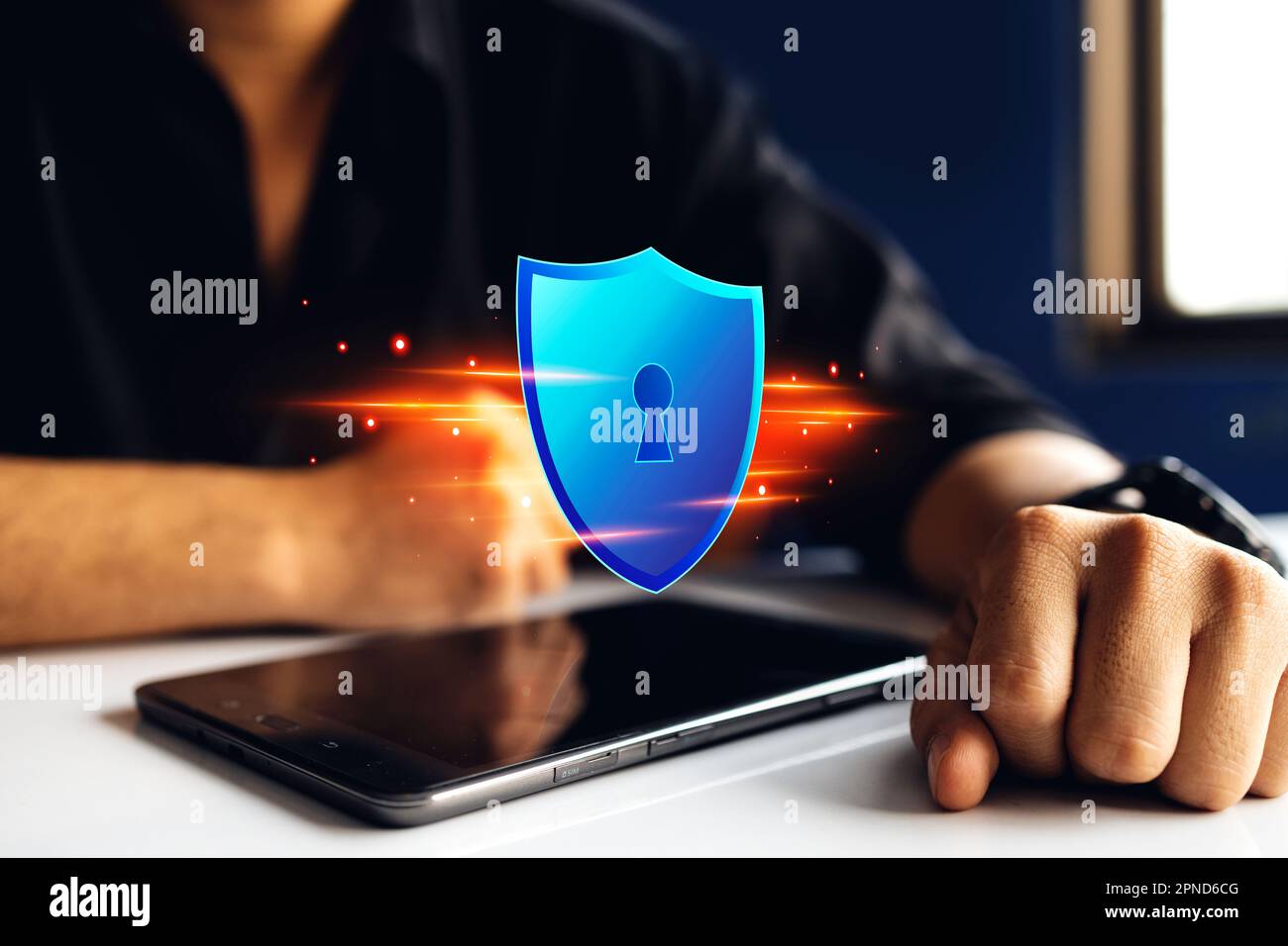 Protection Network Security Computer And Safe Your Data Concept Shield Icon Cyber Security