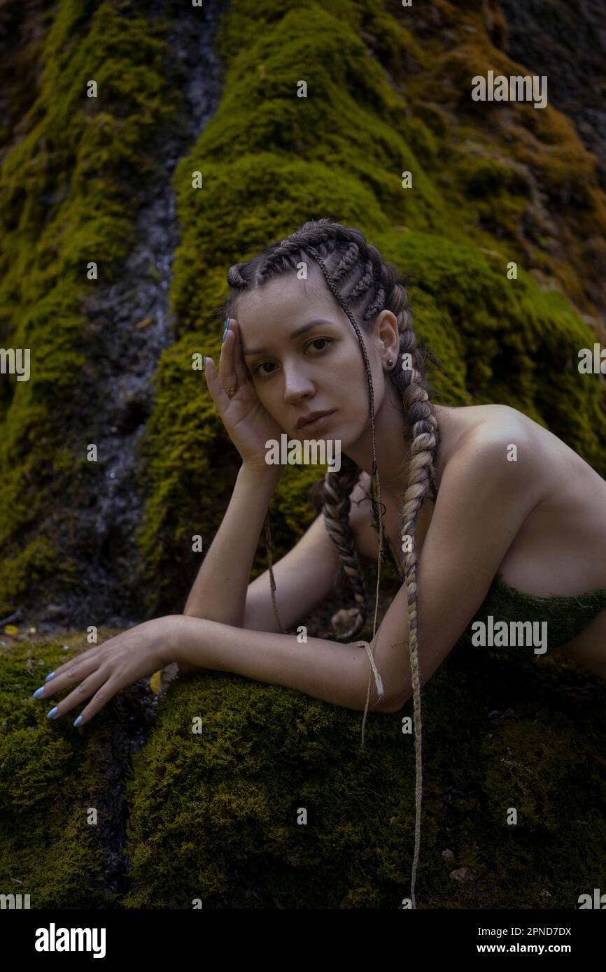 Girl bikini water park hi-res stock photography and images - Alamy