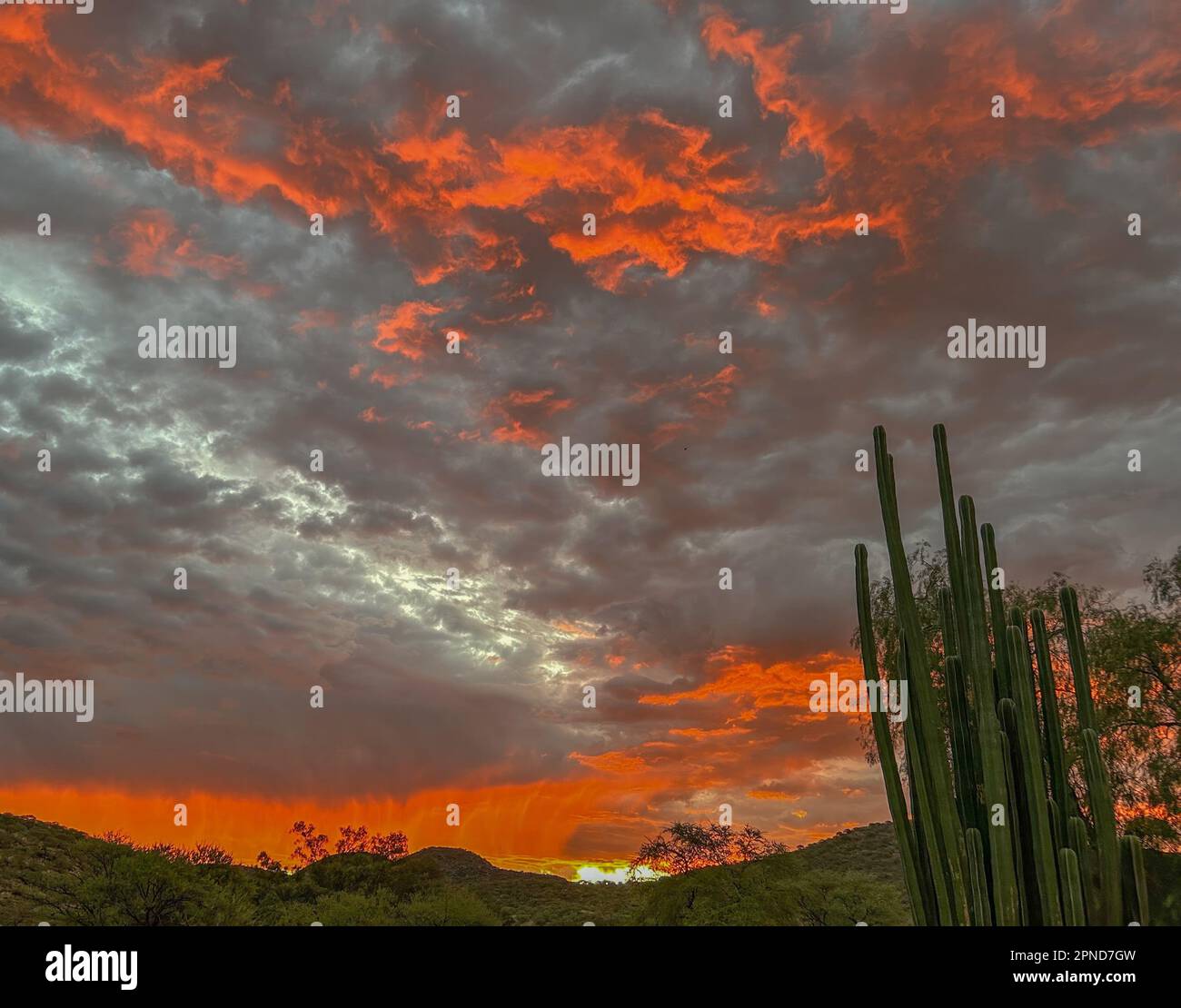 colorful and cloudy sky in erongo region, Namibia Stock Photo - Alamy