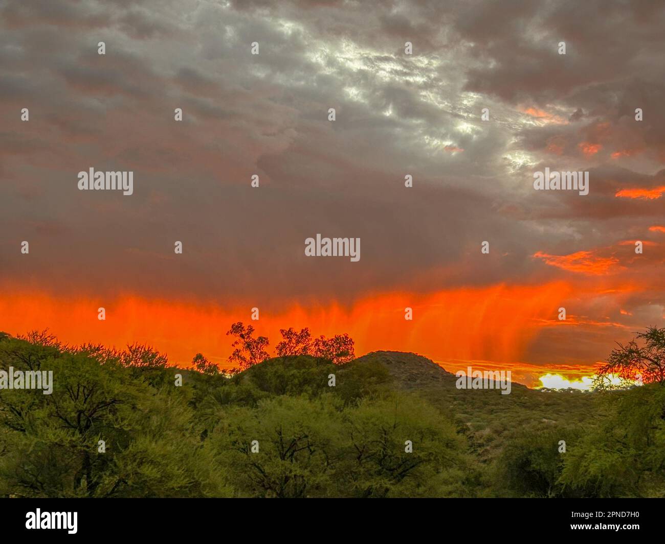 colorful and cloudy sky in erongo region, Namibia Stock Photo - Alamy