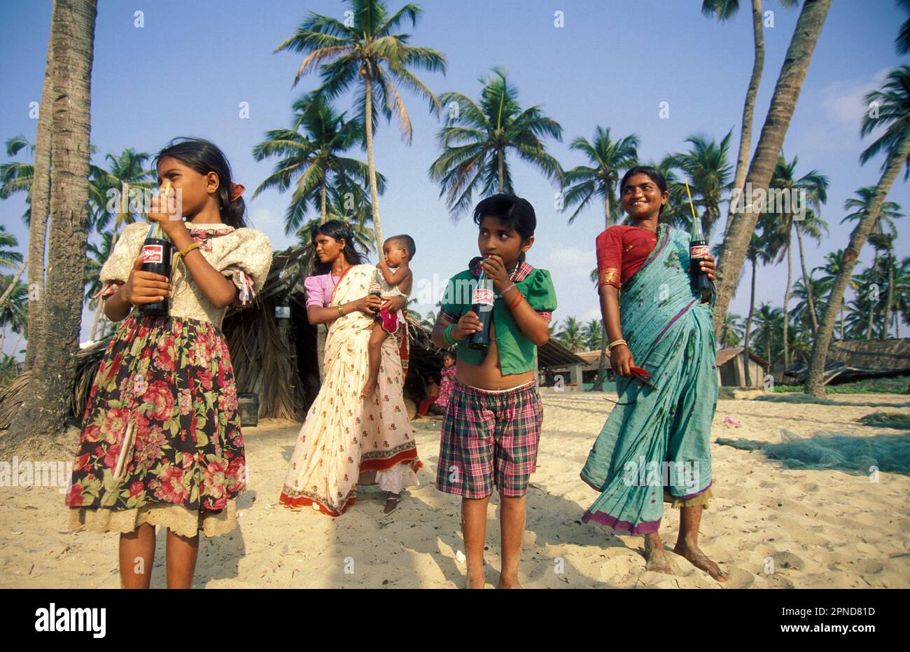 women of a fishing of a Fishing Village on the Coast at the Town of ...