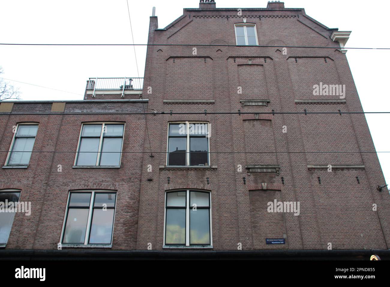 old brick building in amsterdam (the netherlands Stock Photo - Alamy