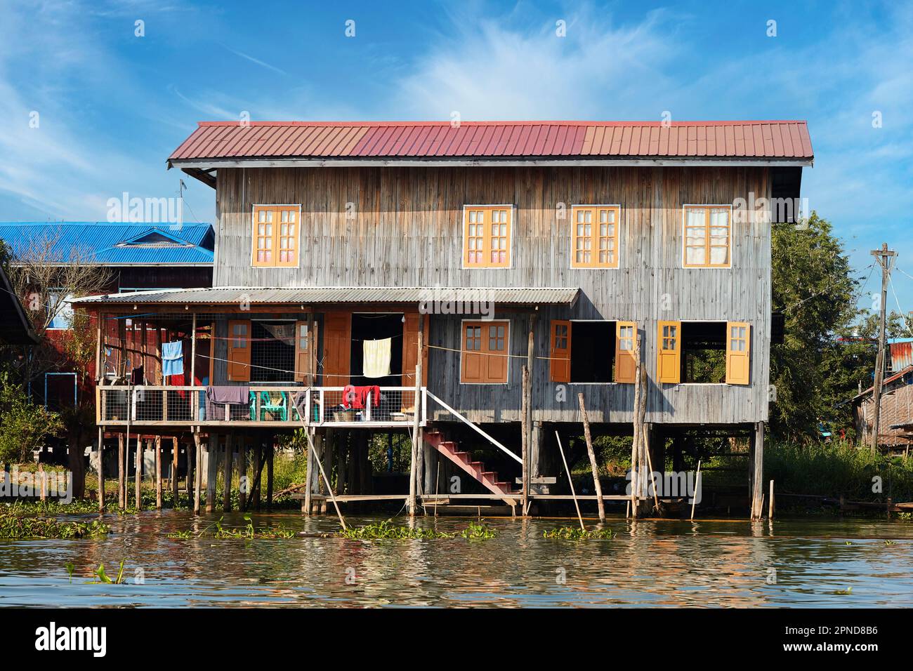 Traditional burmese house hi-res stock photography and images - Alamy
