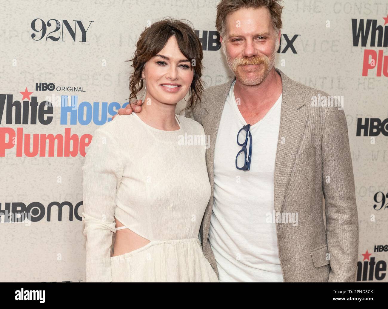Bronx, New York, USA. 17th Apr, 2023. Lena Headey and Marc Menchaca ...