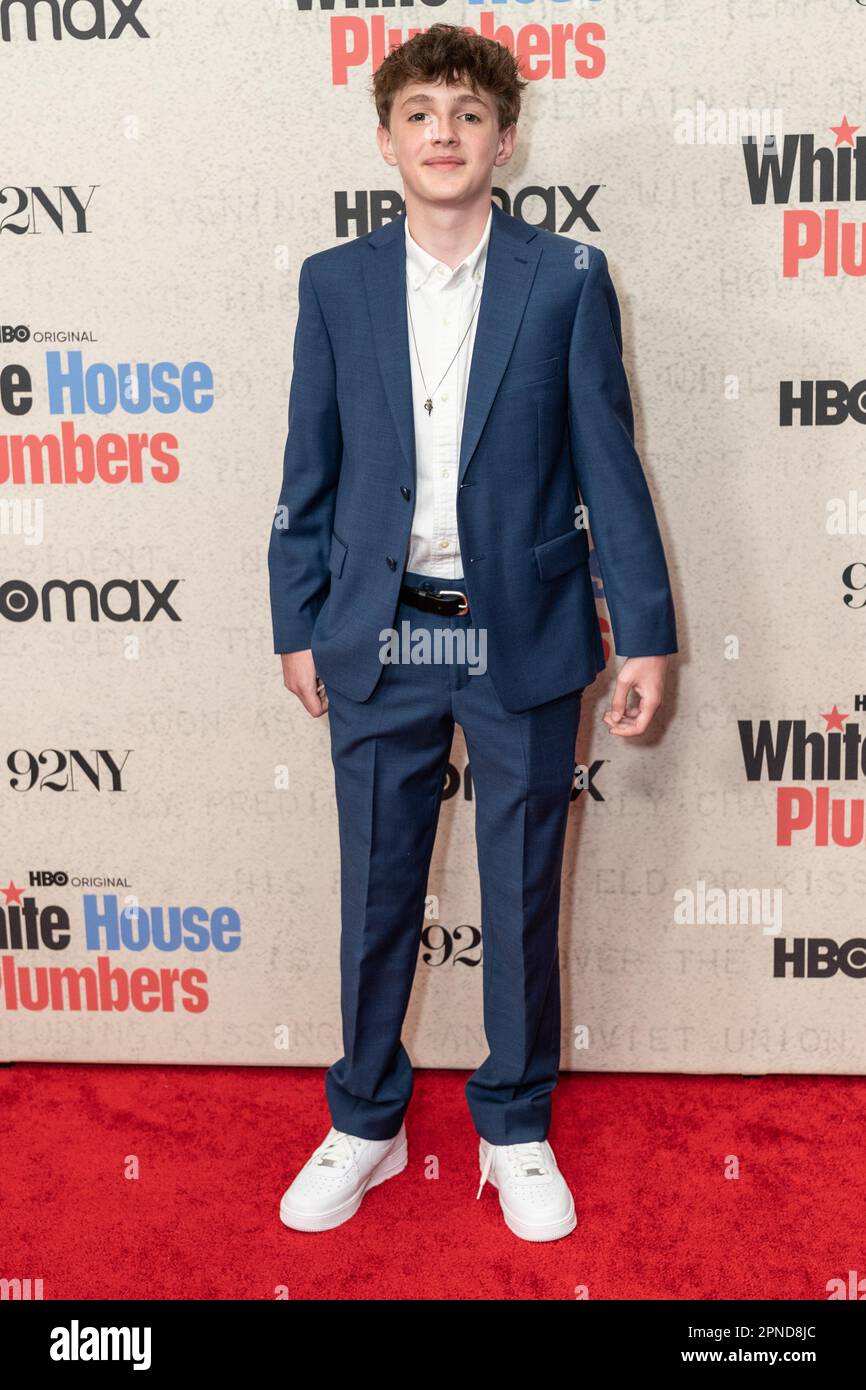 Bronx, New York, USA. 17th Apr, 2023. Tre Ryder attends 'White House Plumbers' HBO TV Series ...