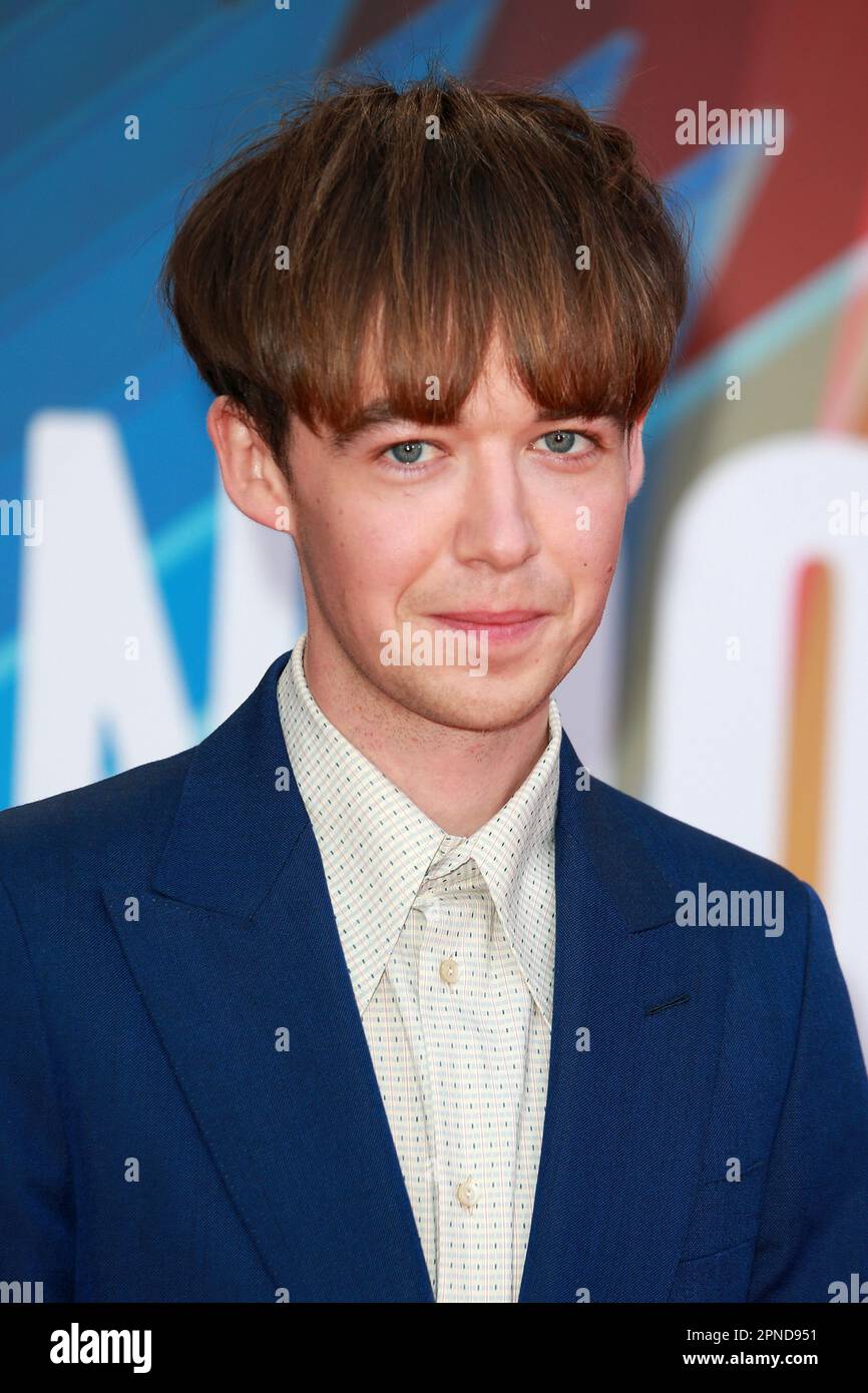 Alex Lawther attends "The French Dispatch" UK Premiere during the 65th ...