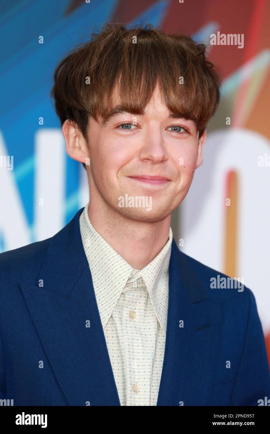 Alex Lawther attends "The French Dispatch" UK Premiere during the 65th ...