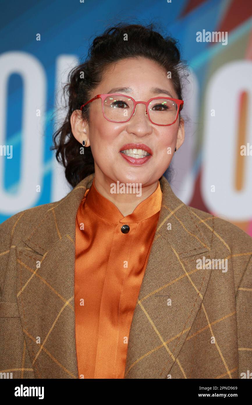 Sandra Oh attends "The French Dispatch" UK Premiere during the 65th BFI ...