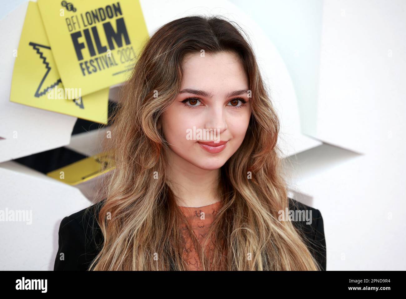 Luiza Cordery attends the "Ron's Gone Wrong" UK Premiere at the Royal Festival Hall in London ...