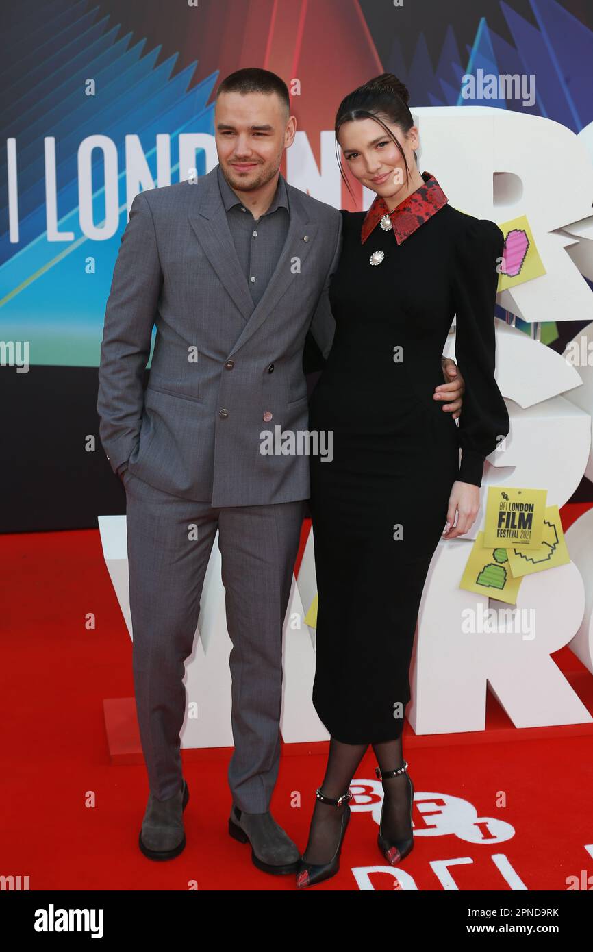 Liam Payne and Maya Henry attend the "Ron's Gone Wrong" UK Premiere at ...