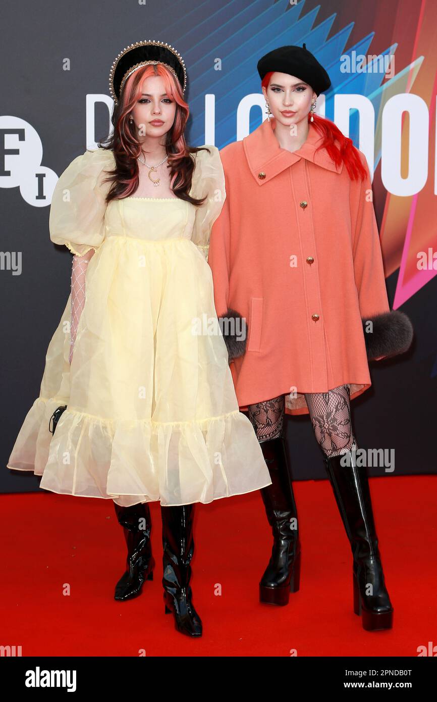 London, UK. 10th Oct, 2021. Charlotte Roberts and Abby Roberts attend ...