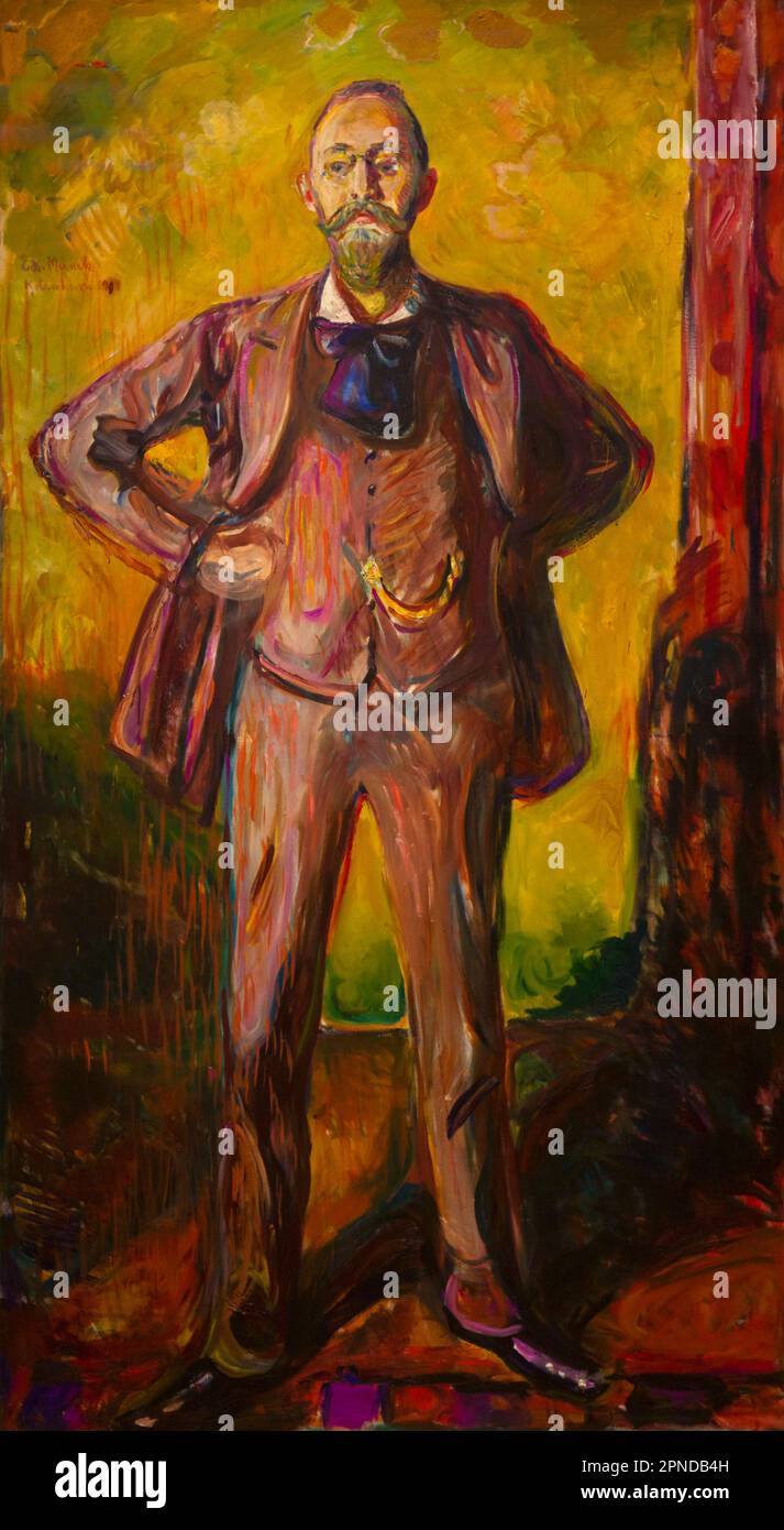 Dr Daniel Jacobson, Professor Daniel Jacobson, 1909, Edvard Munch ...
