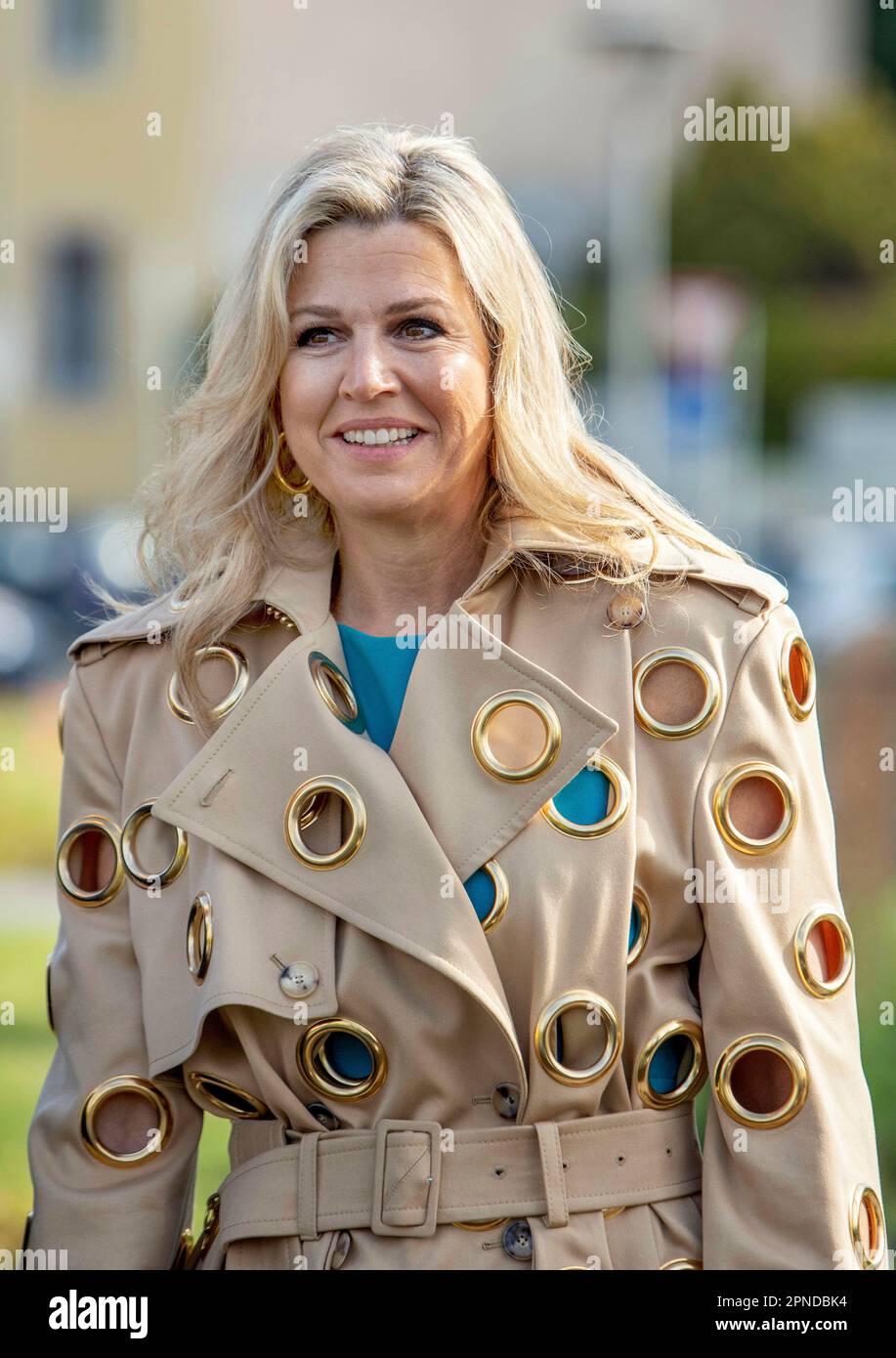 Milan, Italien. 18th Apr, 2023. Queen Maxima of The Netherlands arrives ...