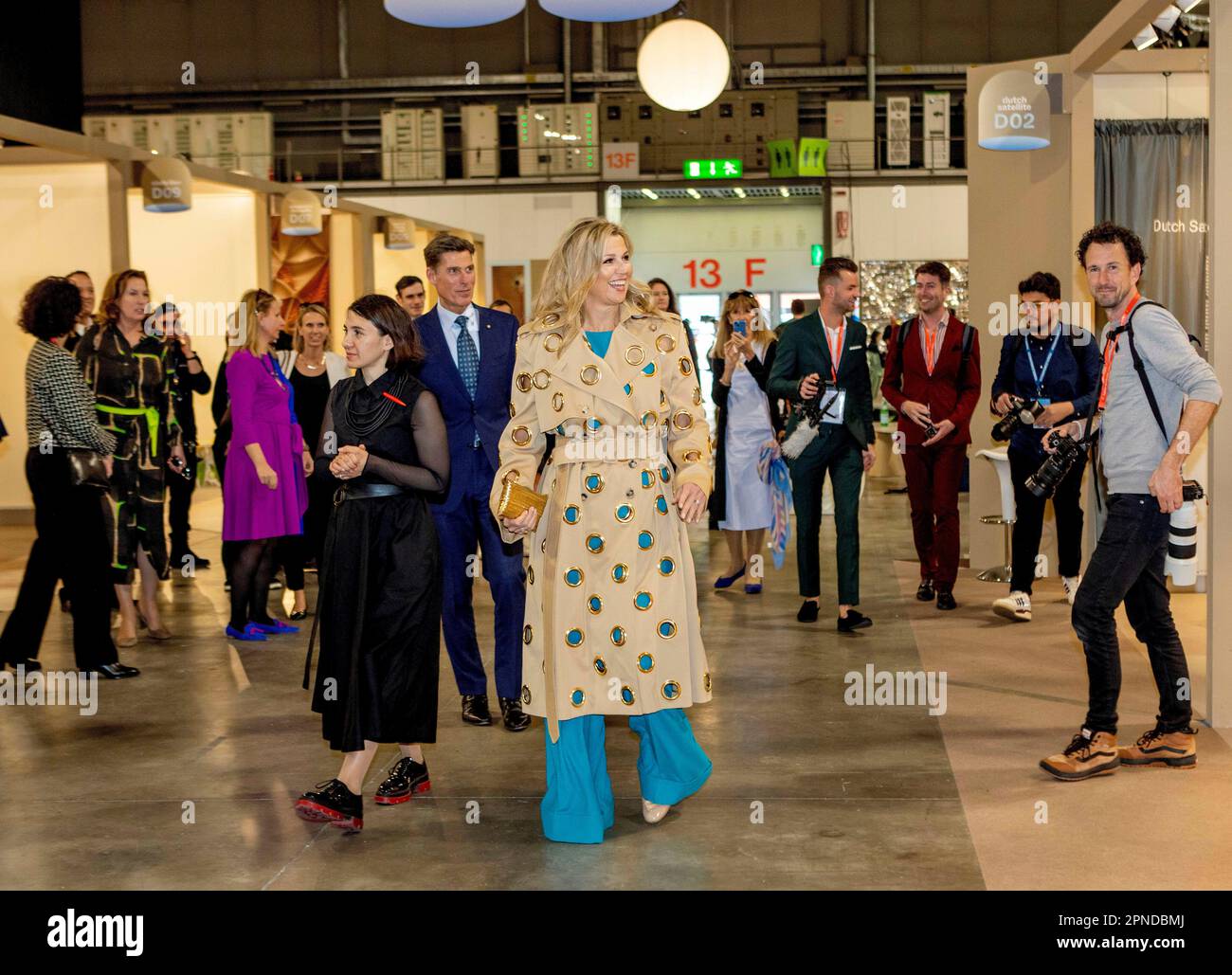 Milan, Italien. 18th Apr, 2023. Queen Maxima of The Netherlands at the ...