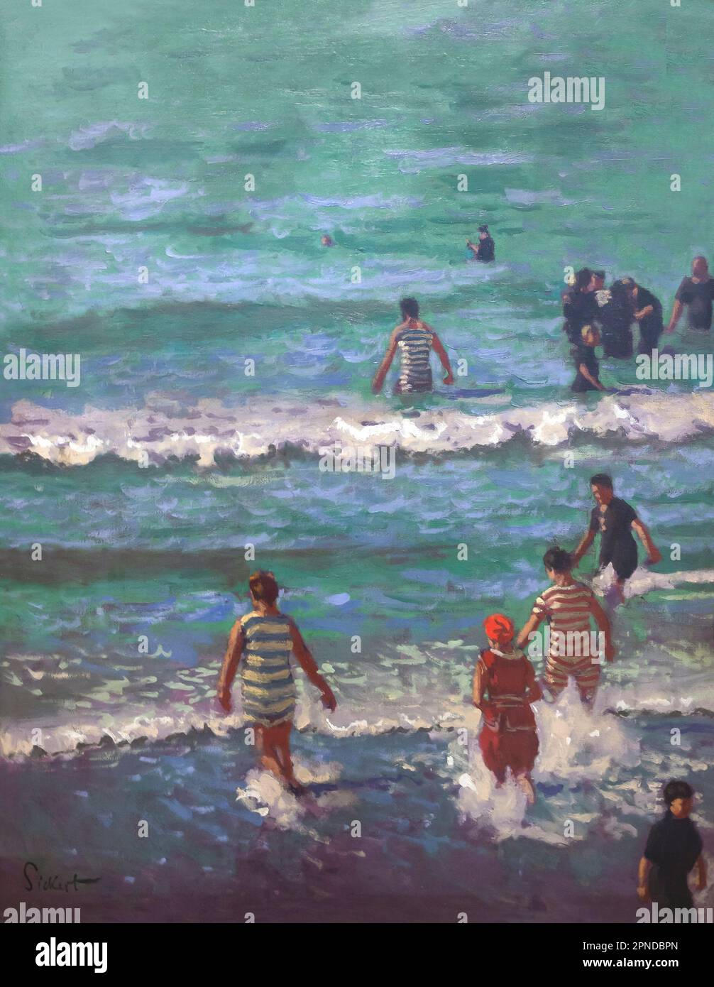 Bathers, Dieppe, Walter Richard Sickert, circa 1902 Stock Photo - Alamy