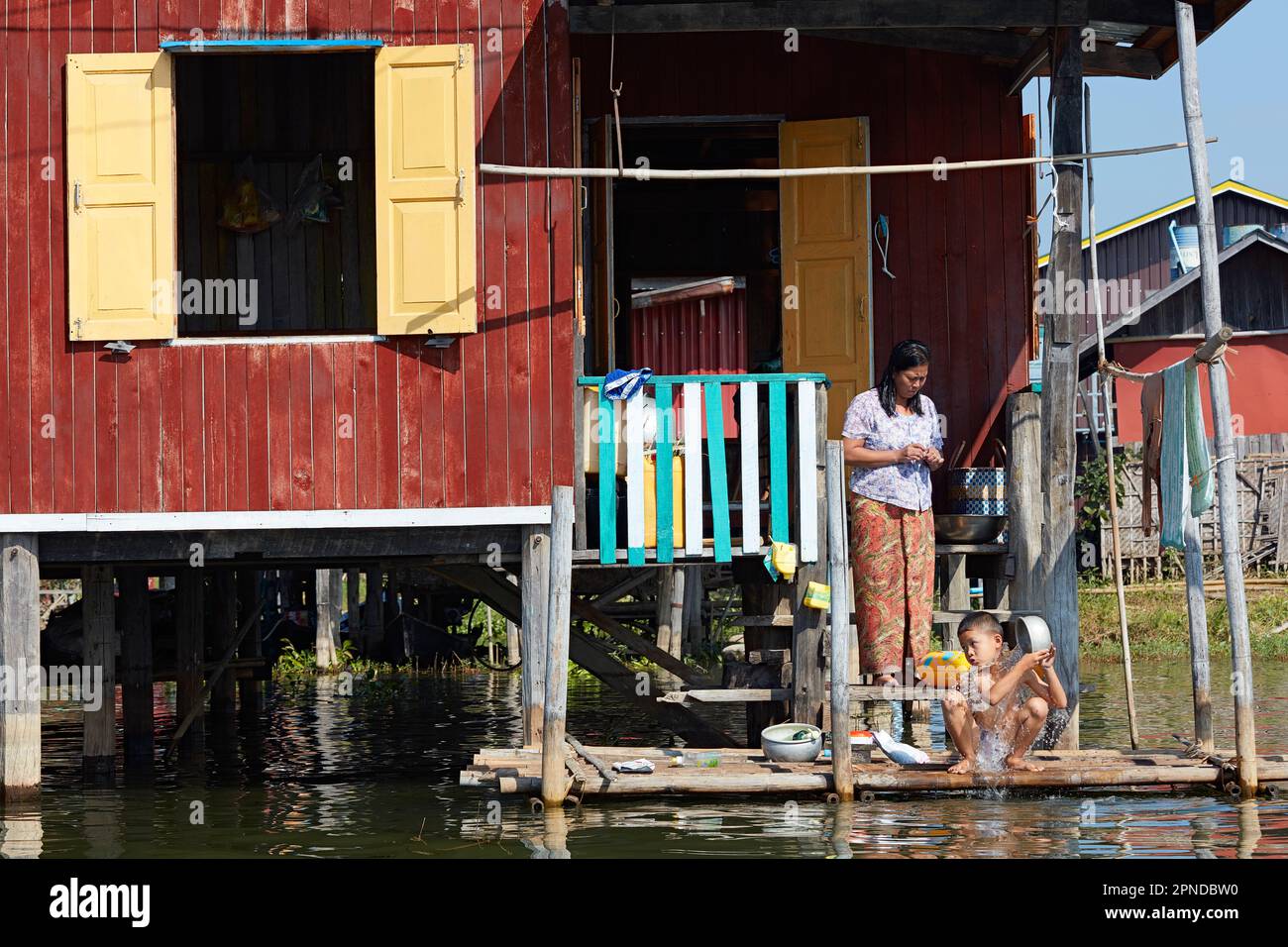 Traditional burmese house hi-res stock photography and images - Alamy