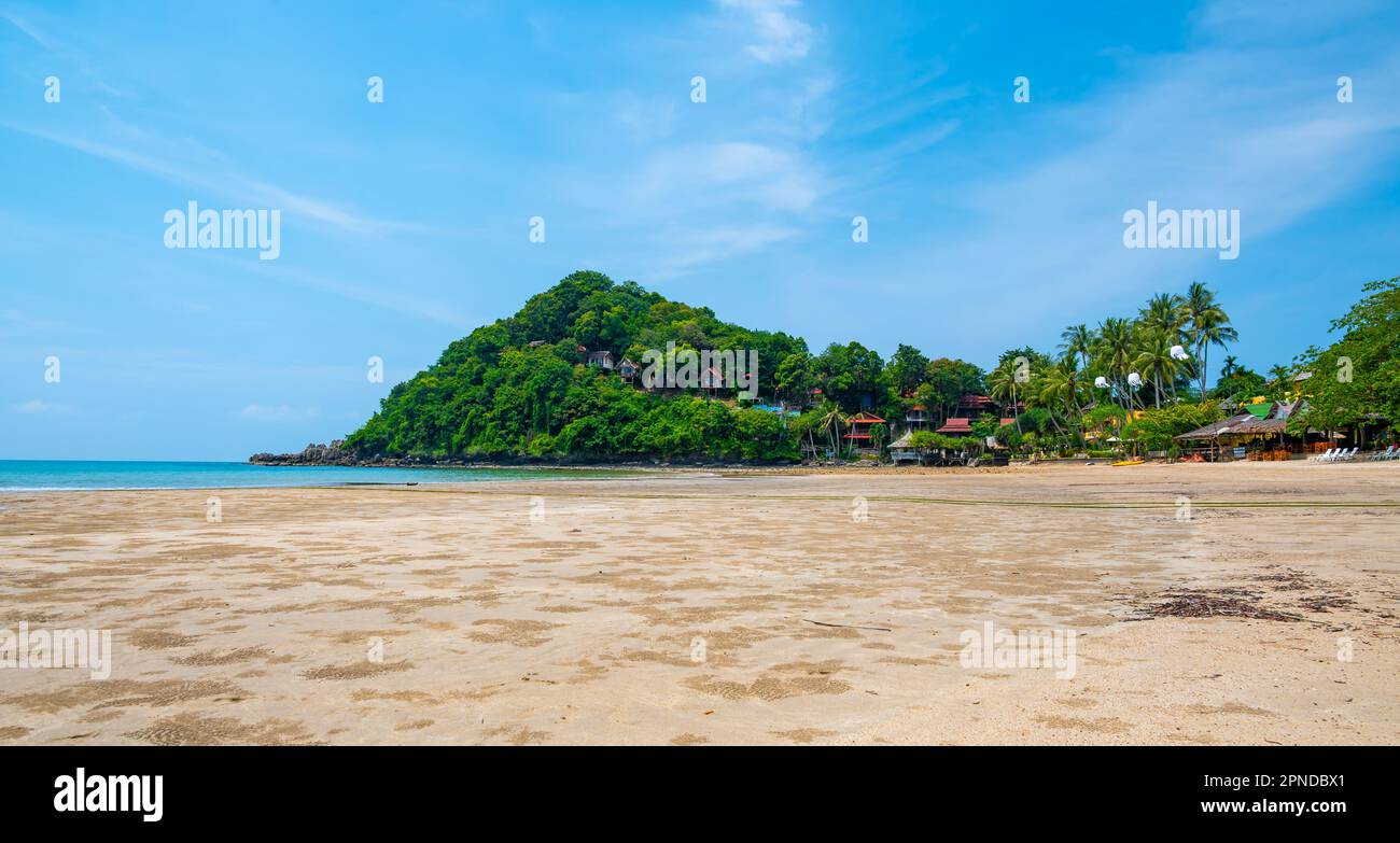 Landscape view of Kantiang Bay and beach, Ko Lanta, Thailand. Tropical ...