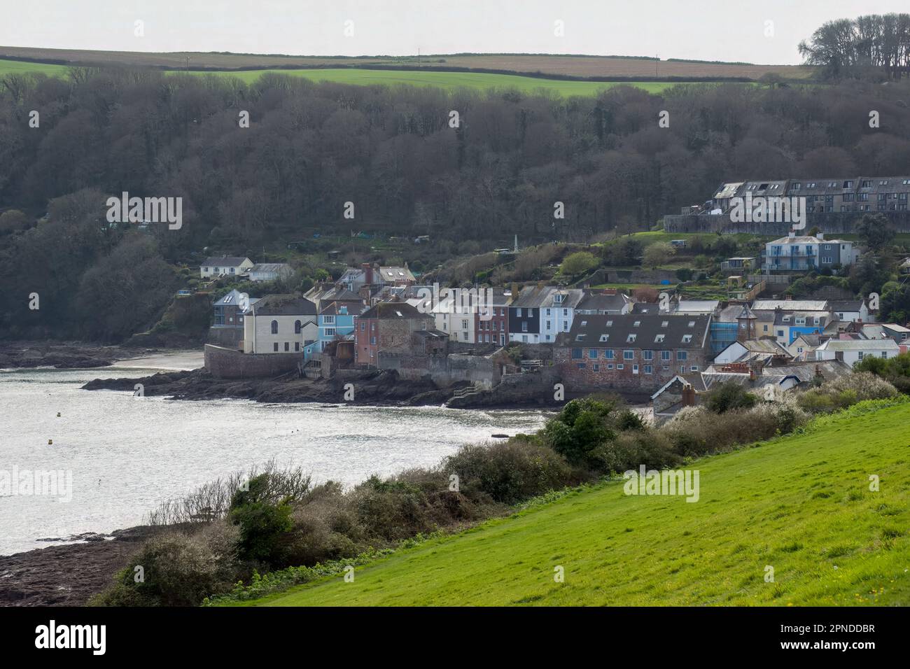 Kingsand and Cawsand two small villages in Cornwall by the sea Stock ...