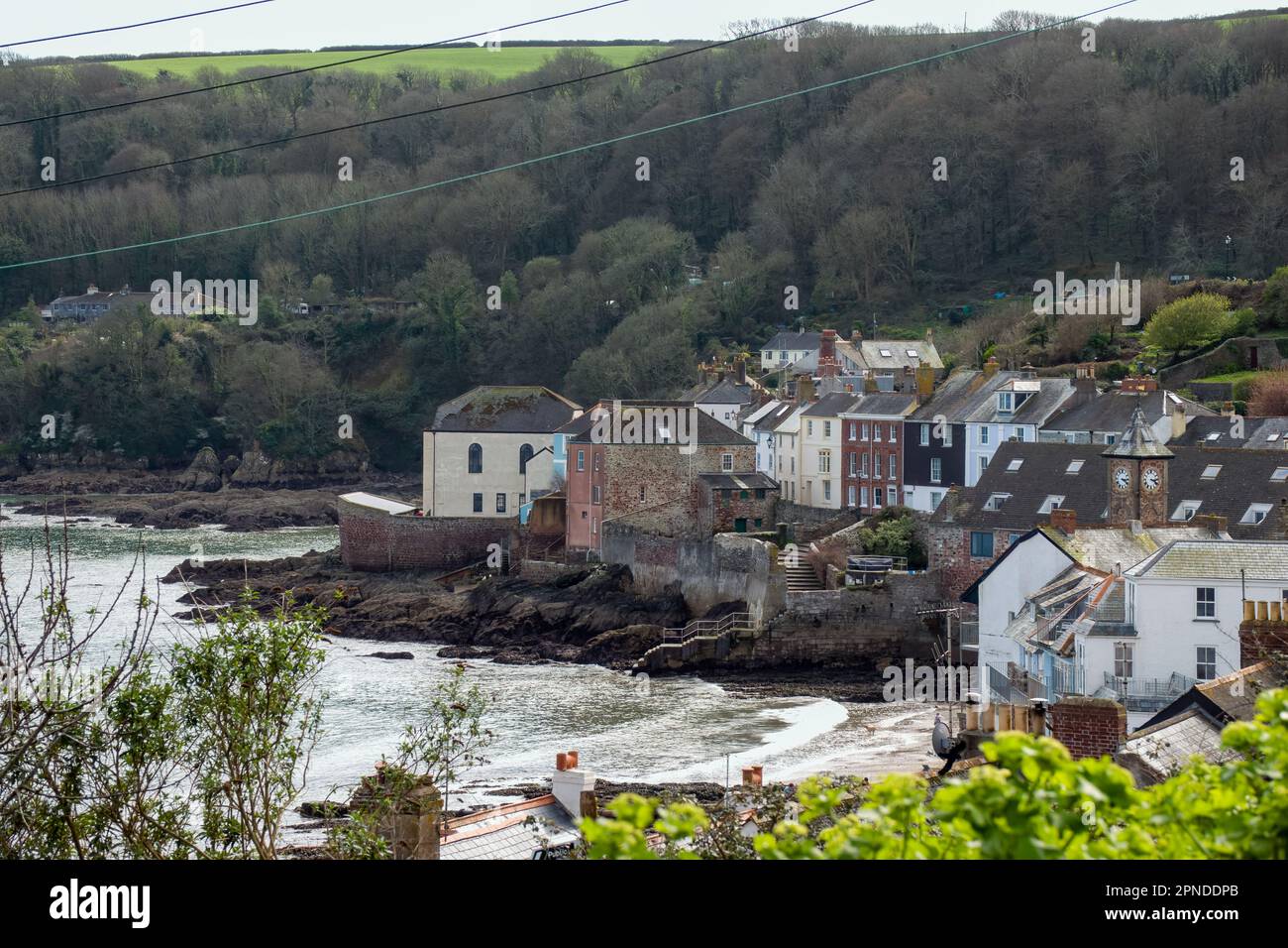 Kingsand and Cawsand two small villages in Cornwall by the sea Stock ...