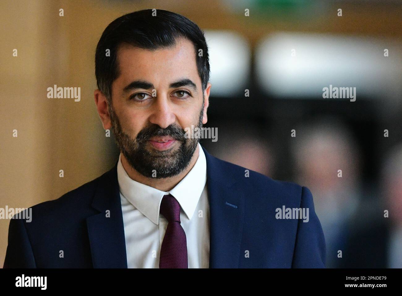 Edinburgh Scotland, UK 18 April 2023 First Minister of Scotland Humza ...