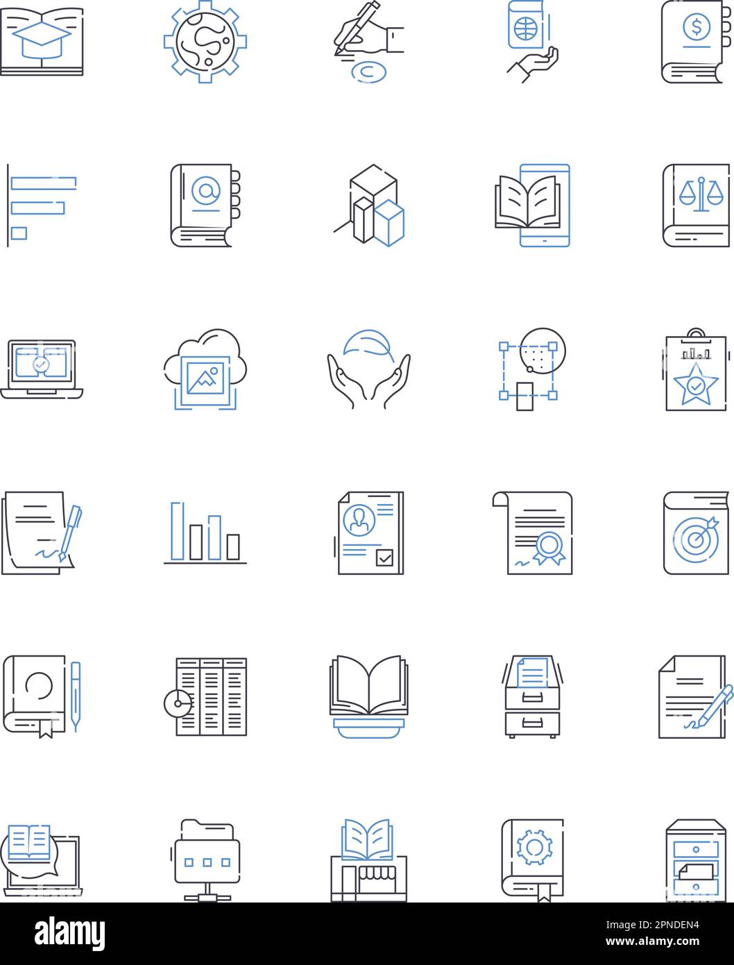 intelligence line icons collection. Brainpower, Intellect, Cognition ...