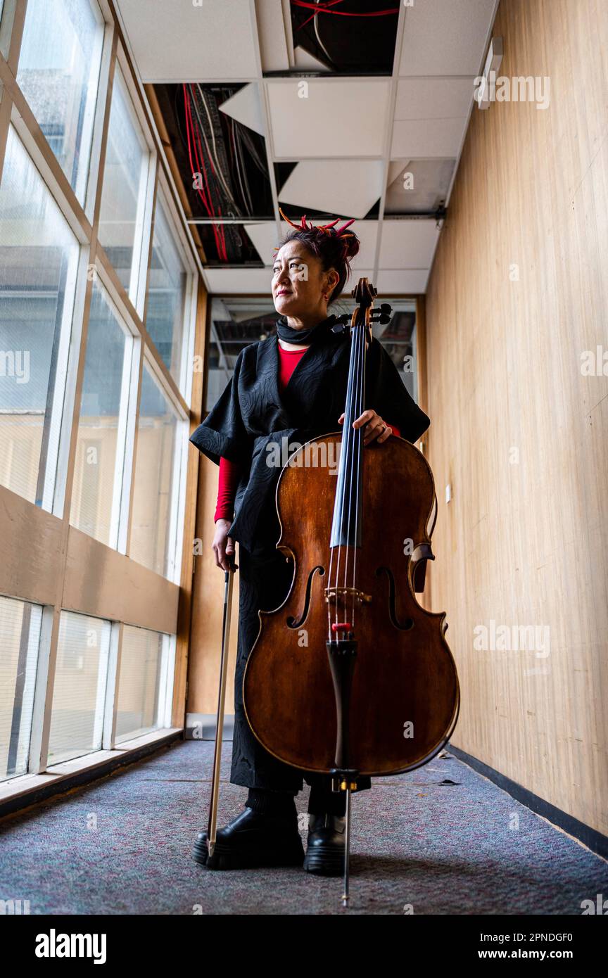 Scottish Chamber Orchestra’s principal cellist Su-a Lee poses in the ...