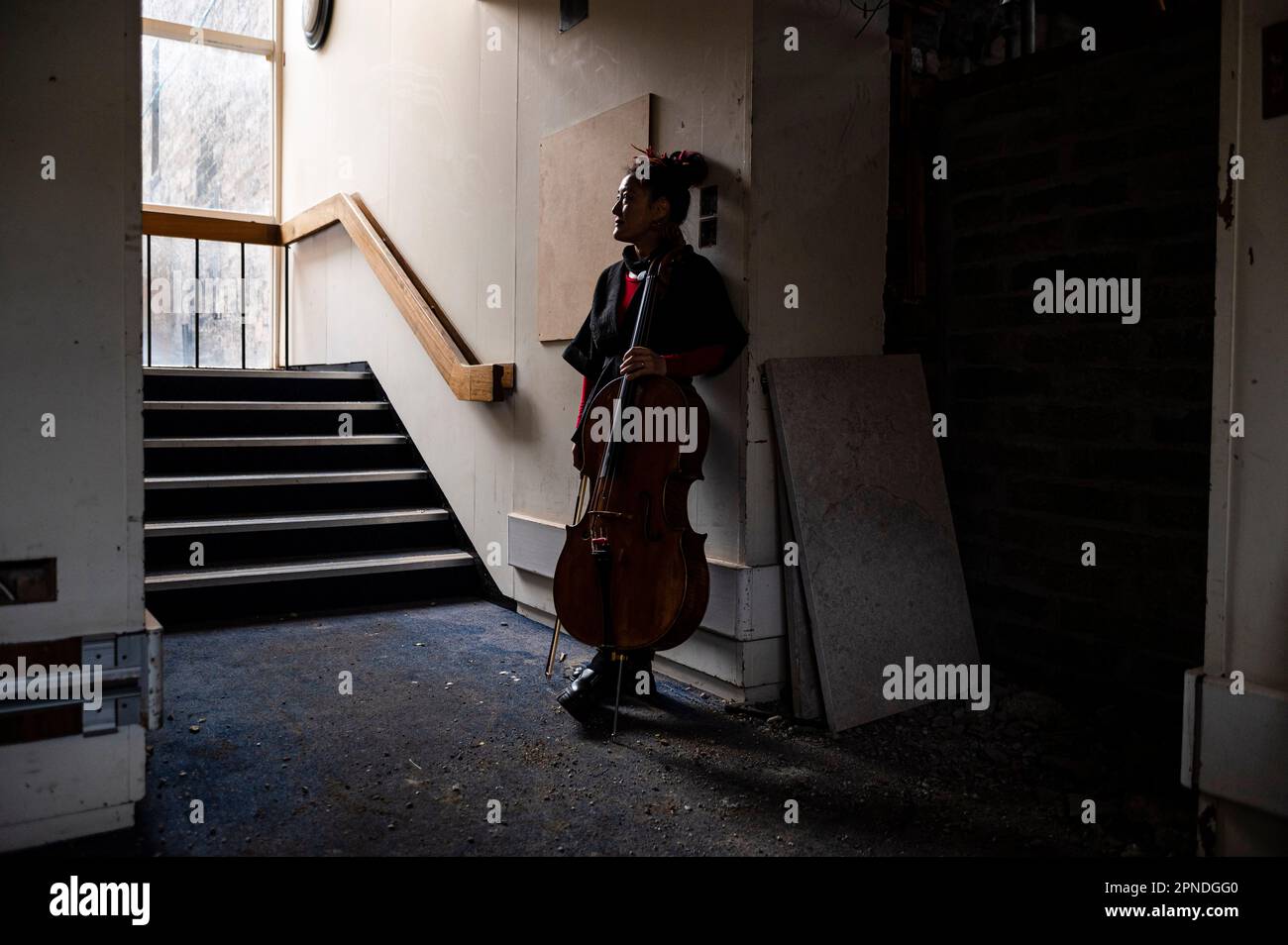 Scottish Chamber Orchestra’s principal cellist Su-a Lee poses in the ...