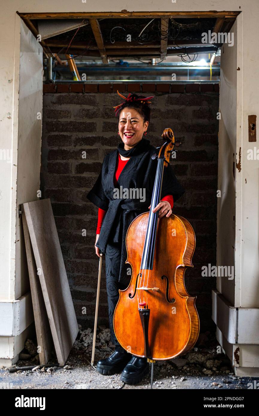 Scottish Chamber Orchestra’s principal cellist Su-a Lee poses in the ...