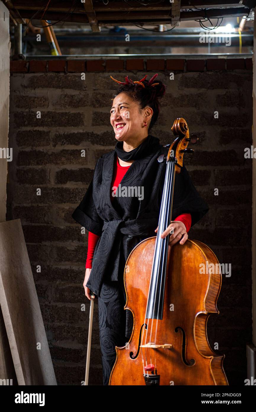 Scottish Chamber Orchestra’s principal cellist Su-a Lee poses in the ...