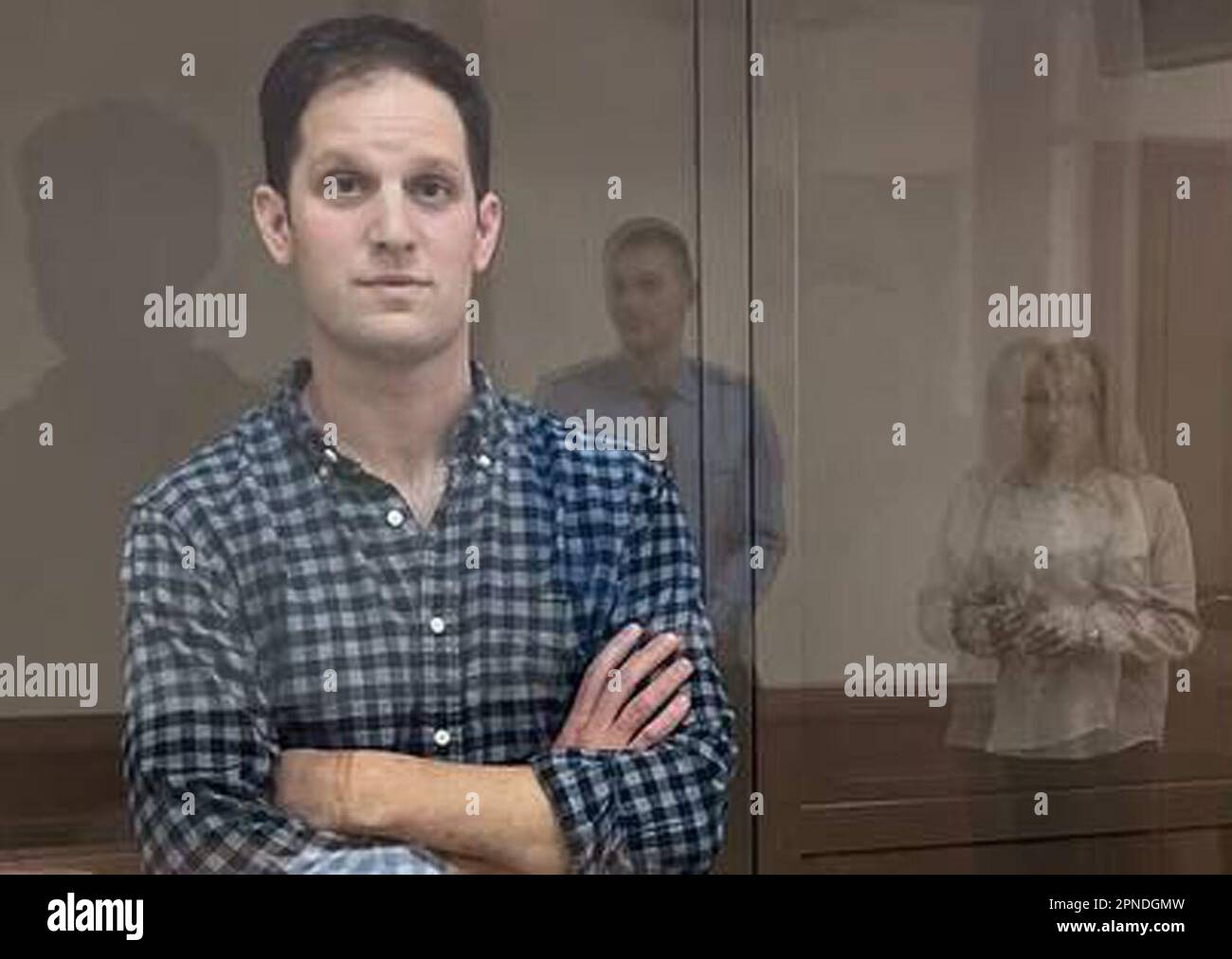 Handout Image Released By Moscow City Court Shows U S Journalist Evan