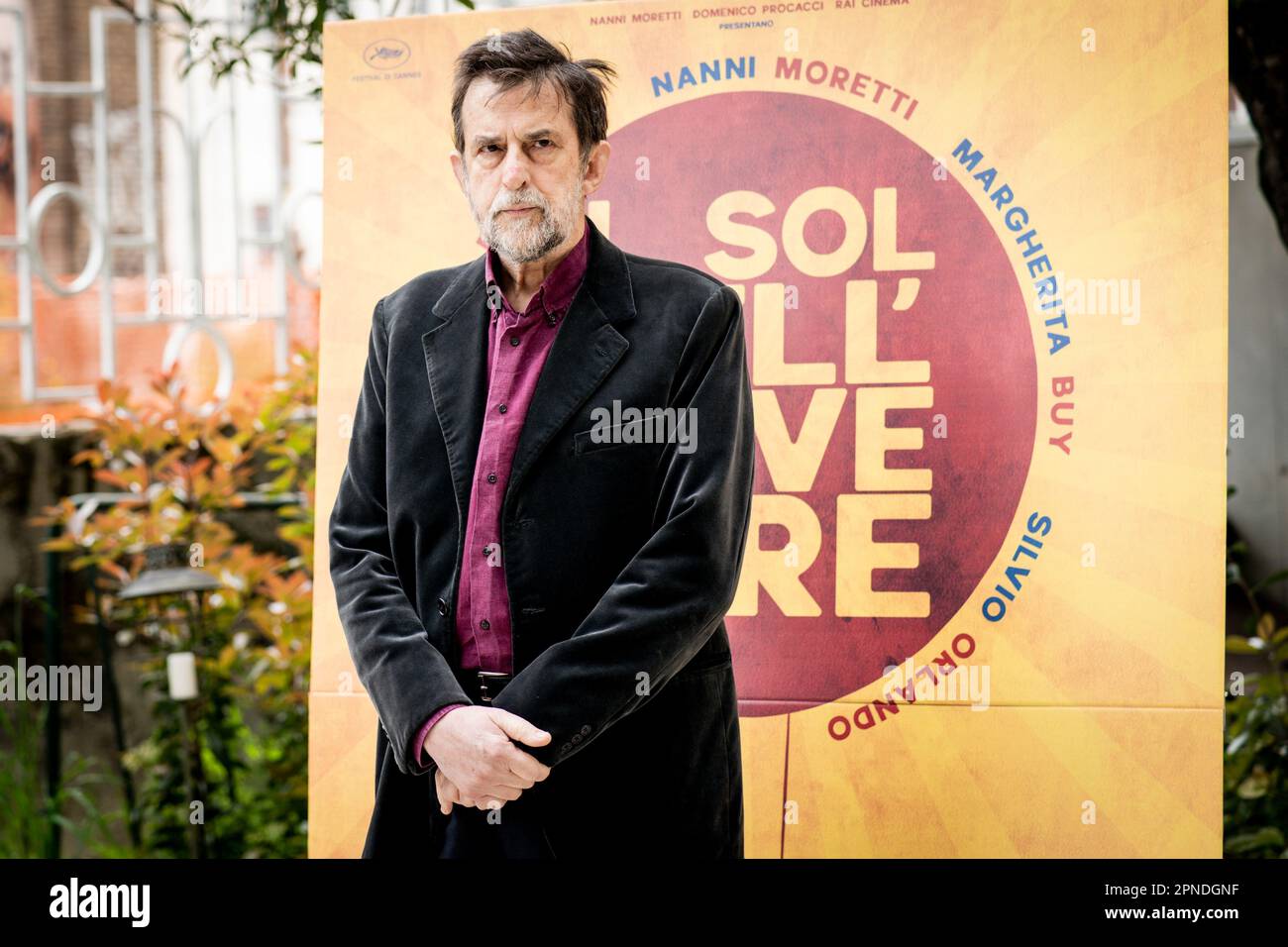 Rome, Italy, 18th April 2023, Nanni Moretti attends the photocall of ...