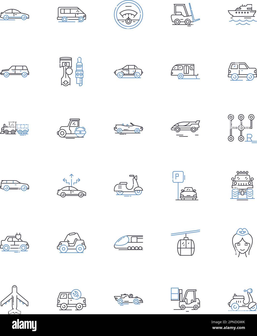 Transport methods Stock Vector Images - Alamy