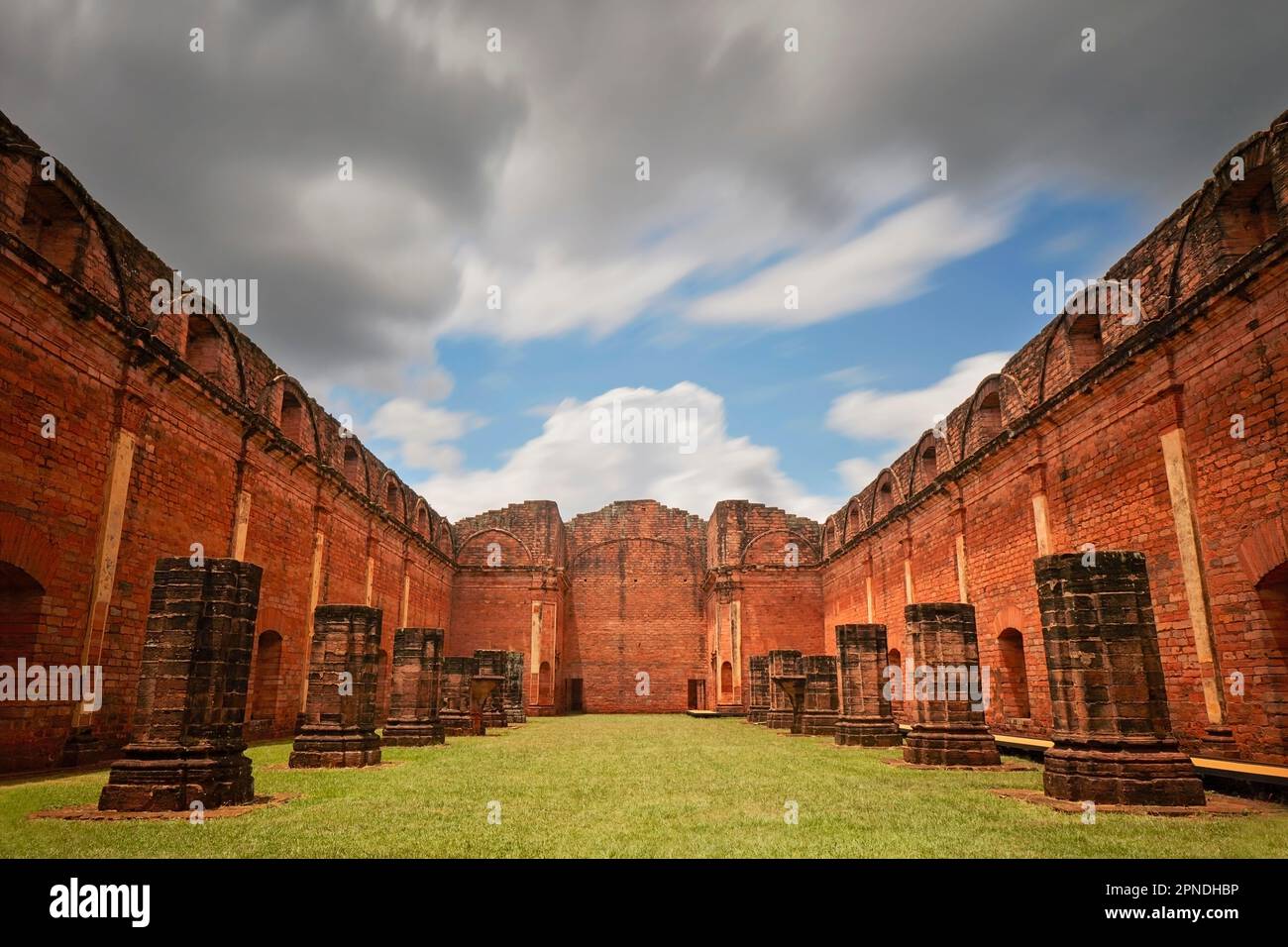 The ruins of the Jesuit Missions of "Jesús de Tavarangue", Itapúa ...