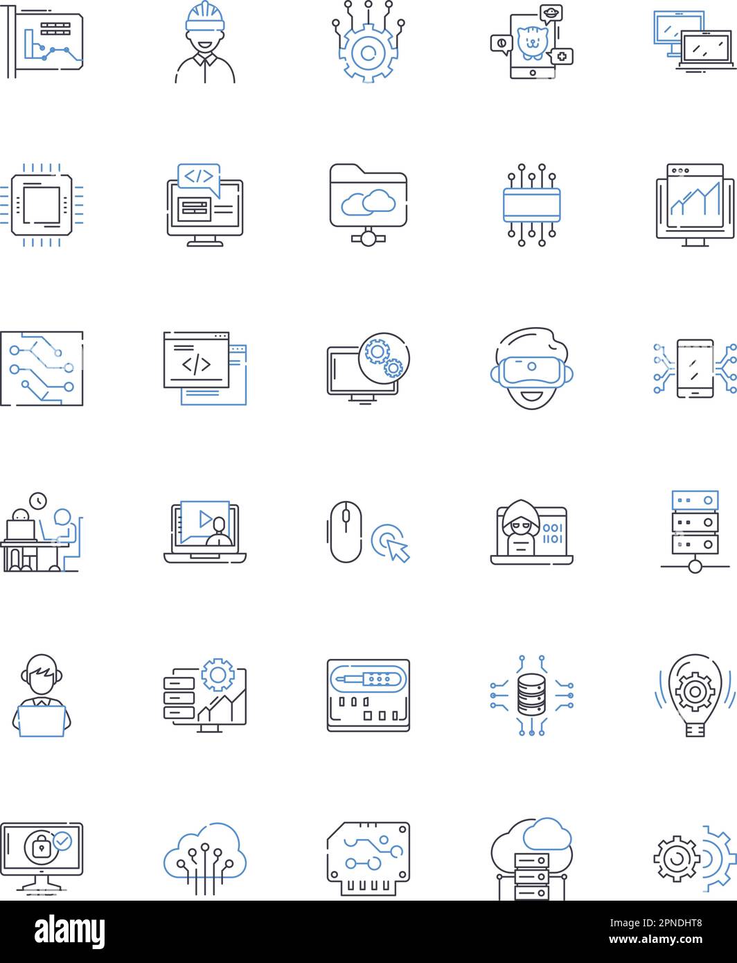 Portal line icons collection. Gateway, Entrance, Access, Doorway ...