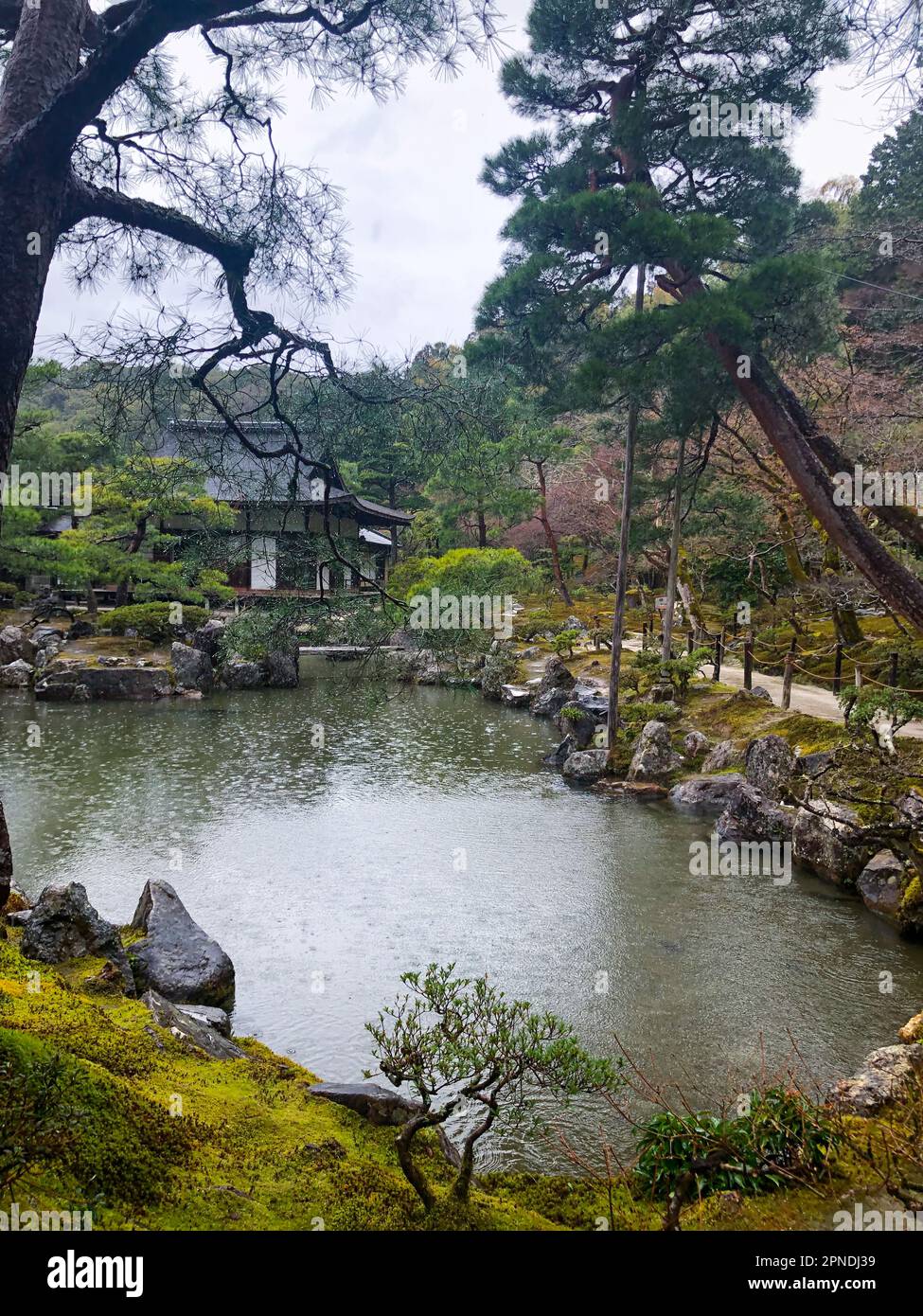Ginkaku - Ji– the silver pavillion in Kyoto, Japan Stock Photo - Alamy
