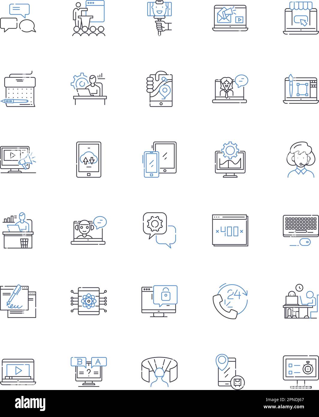 Account holder line icons collection. Identity, Verification, Ownership ... Account holder line icons collection. Identity, Verification, Ownership ...