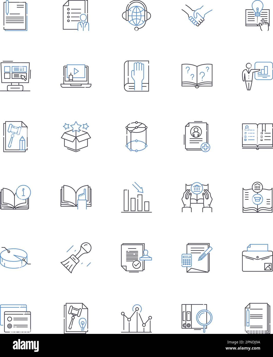 understanding line icons collection. Comprehension, Insight, Empathy, Awareness, Knowledge ...