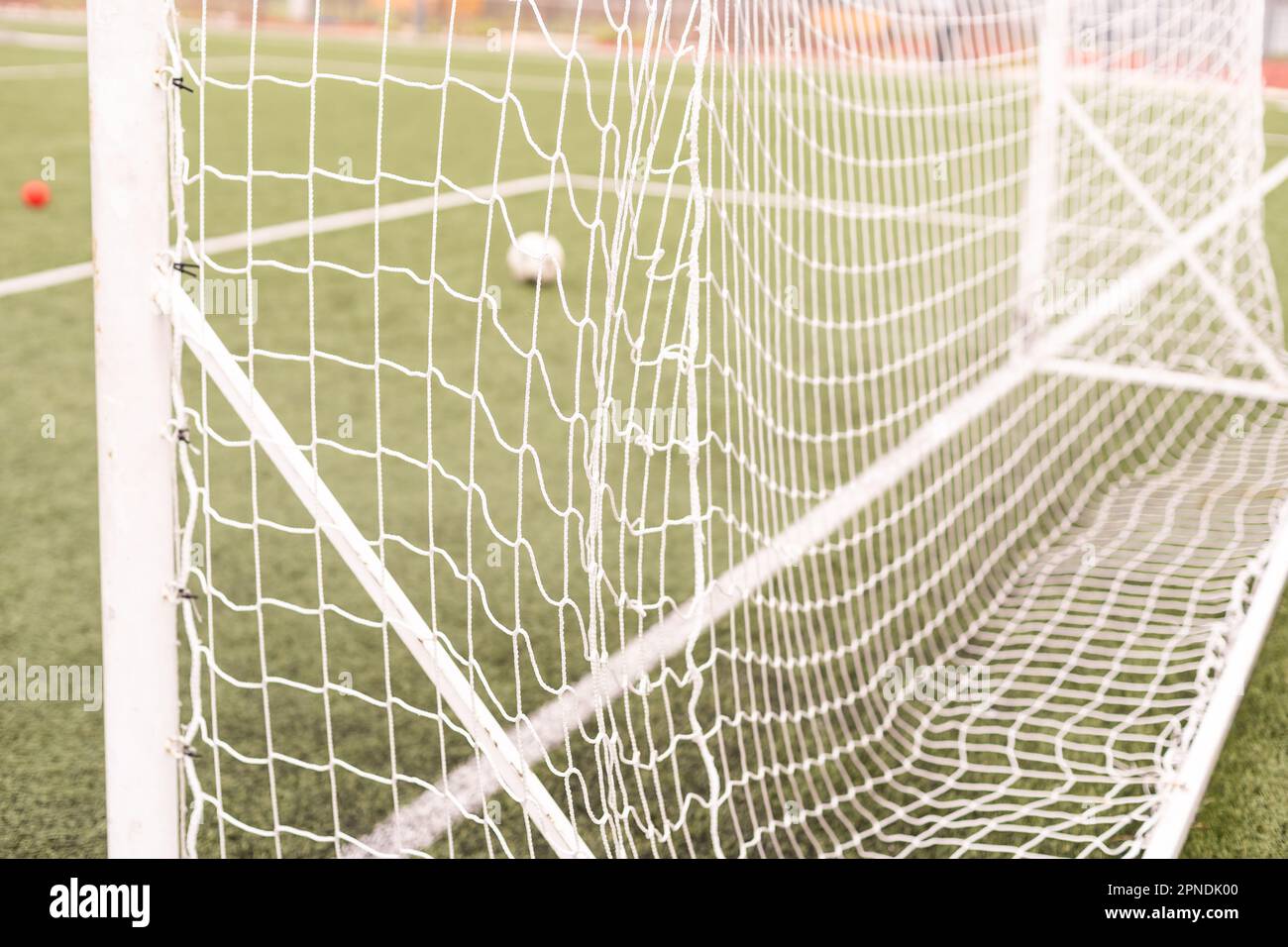 Empty football stadium at dusk hi-res stock photography and images - Alamy