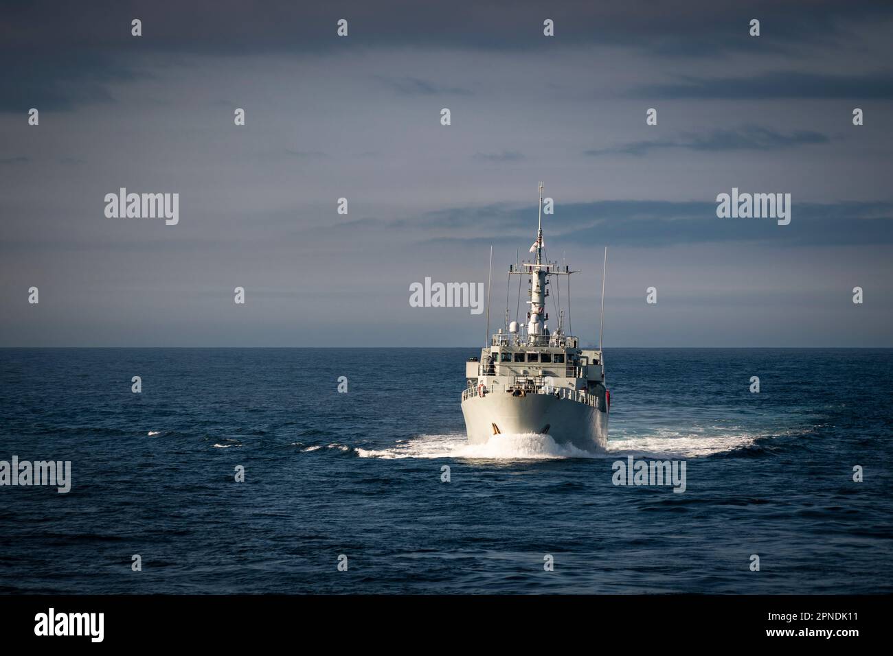 Royal Canadian Navy minesweeper and coastal patrol vessel HMCS Goose ...