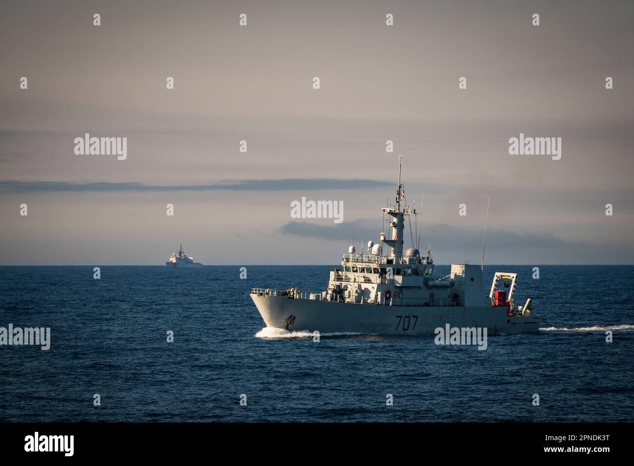 Royal Canadian Navy minesweeper and coastal patrol vessel HMCS Goose ...