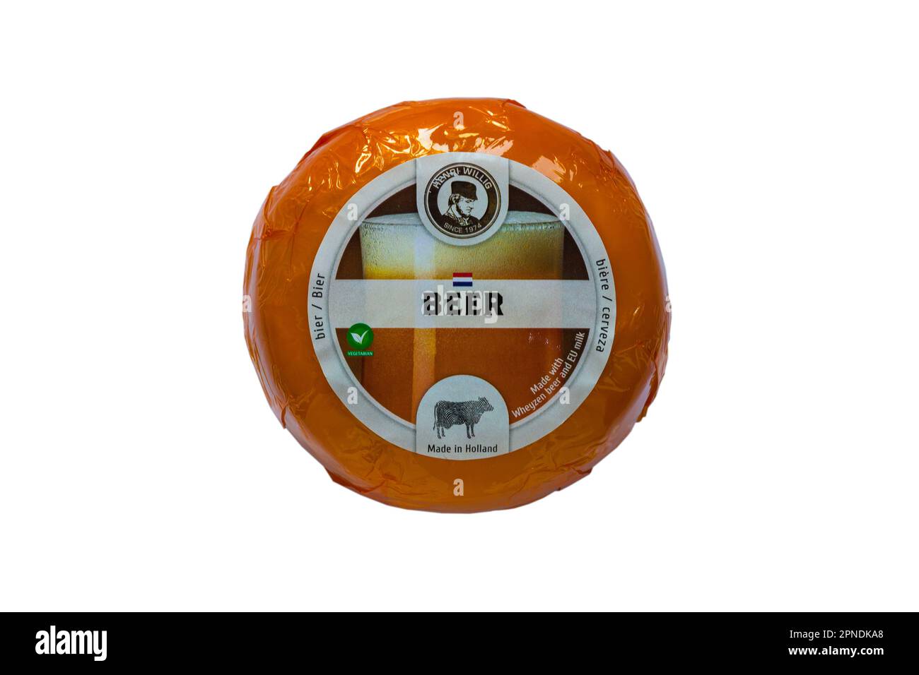 Henri Willig Bier Cheese made with wheyzen beer and EU milk - Made in ...