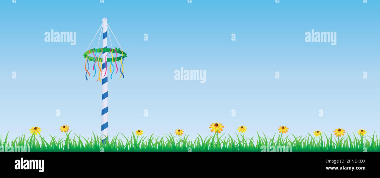 May day celebration pole hi-res stock photography and images - Alamy